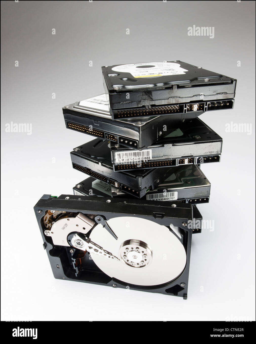 Computer hard drives Stock Photo - Alamy