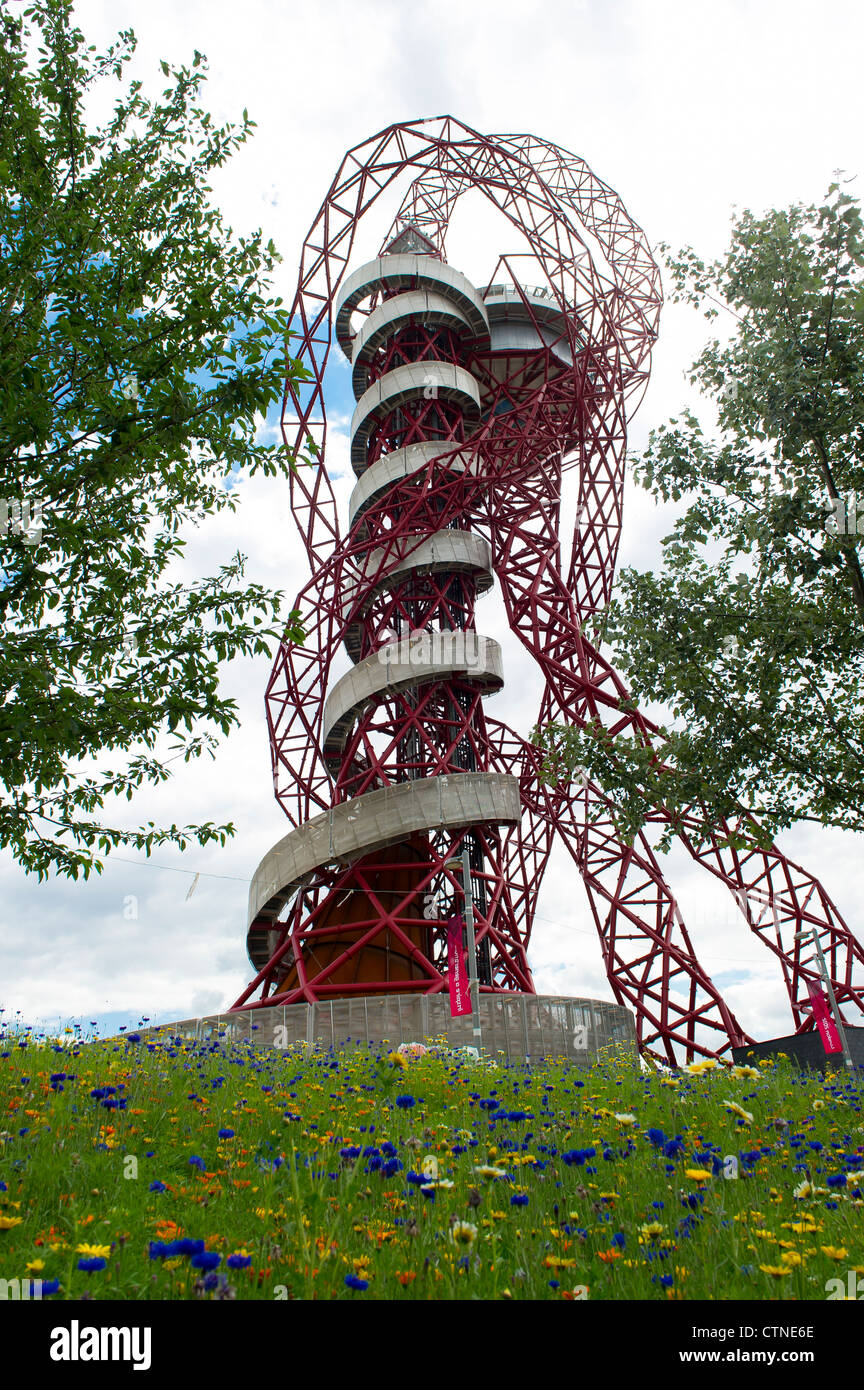 The ArcelorMittal Orbit is a 115-metre-high (377 ft) sculpture and ...