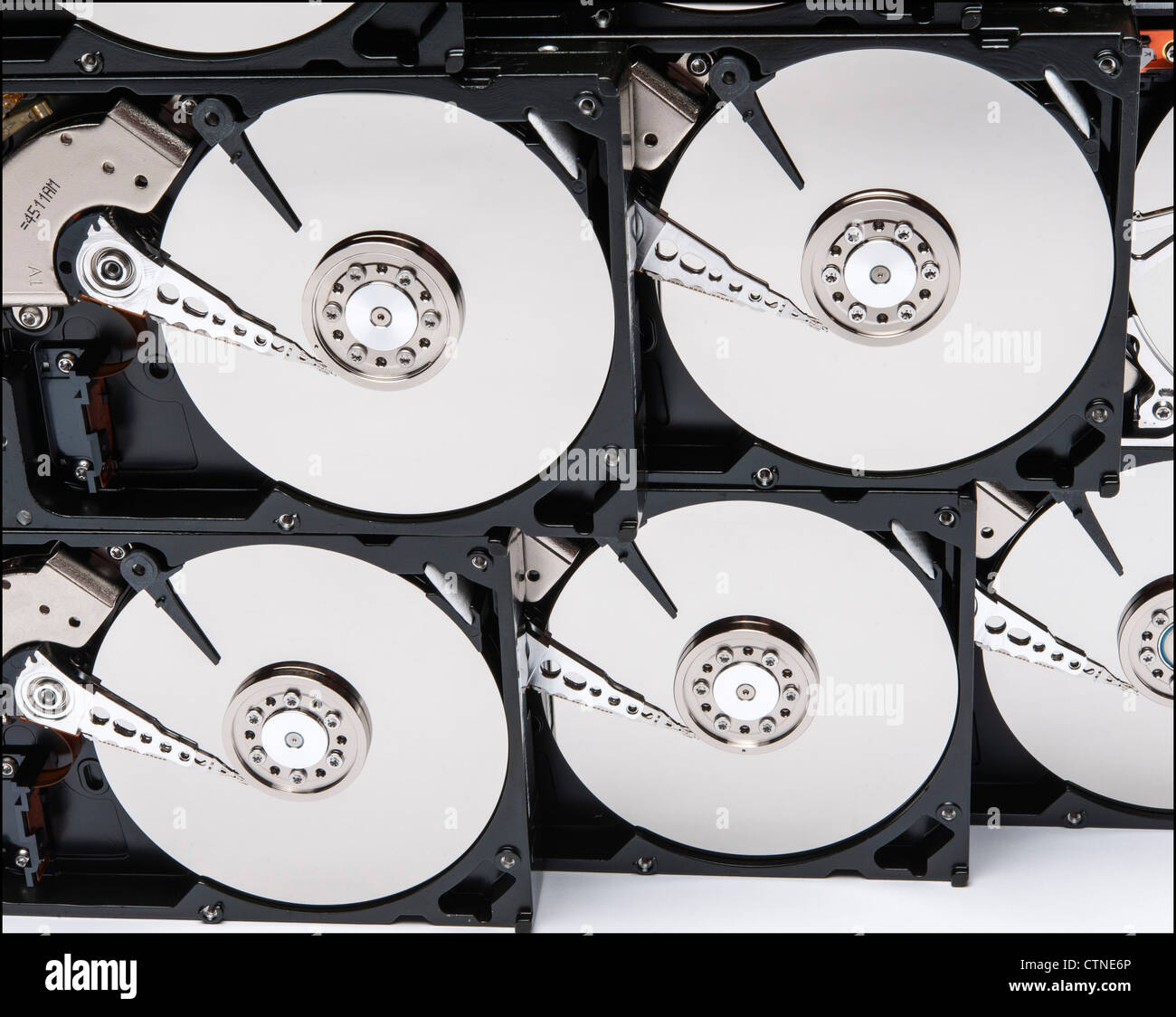 Computer hard drives Stock Photo - Alamy