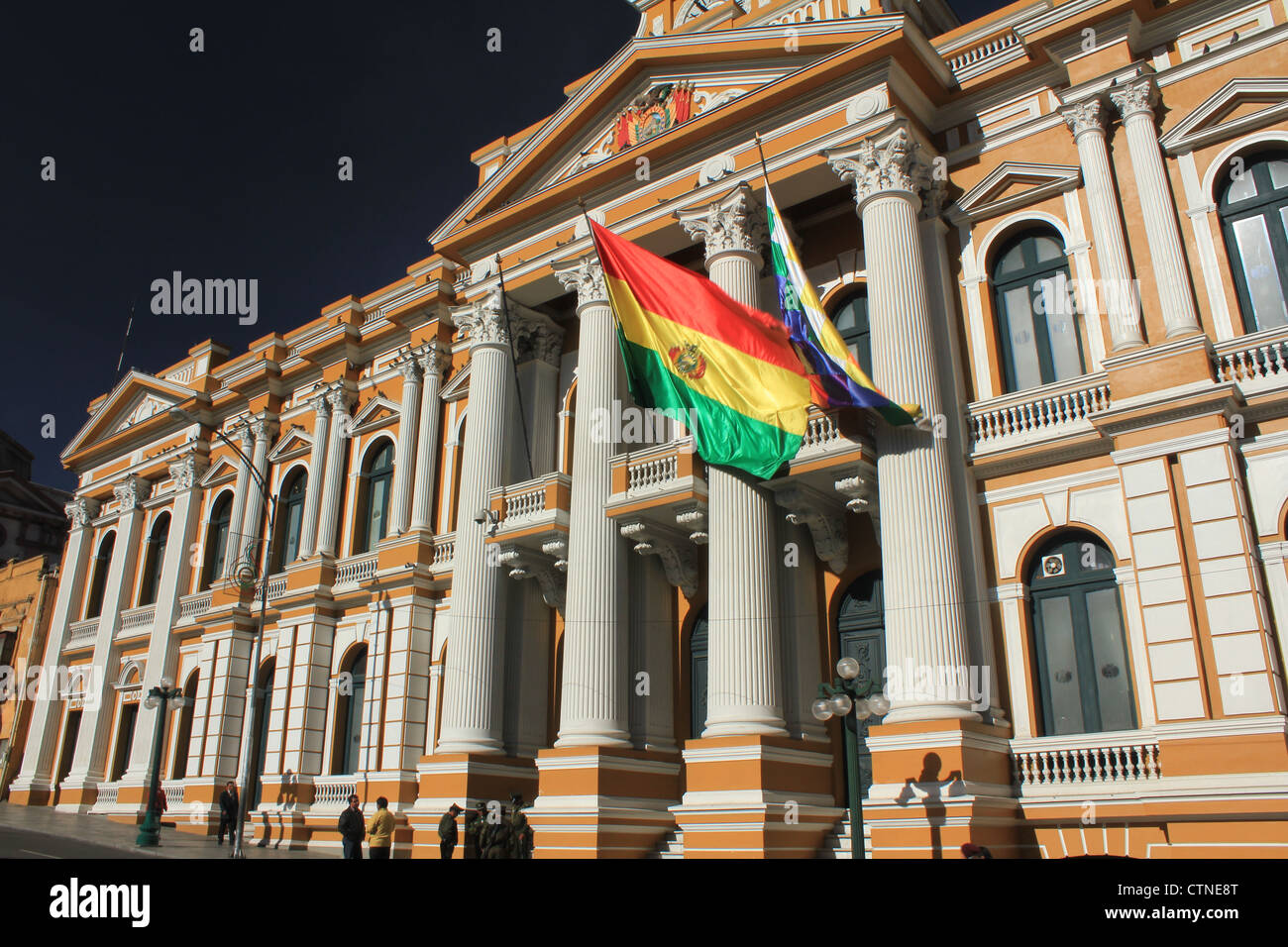 Congreso Nacional, Bolivia's parliament, Plaza Murillo, La Paz Stock ...