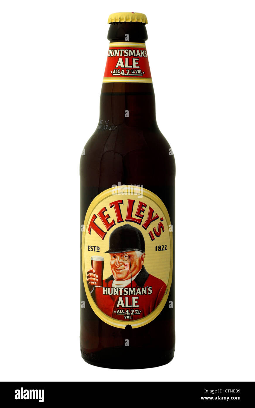 Tetley's Huntsmans Ale bottled beer - current @ 2012 Stock Photo - Alamy