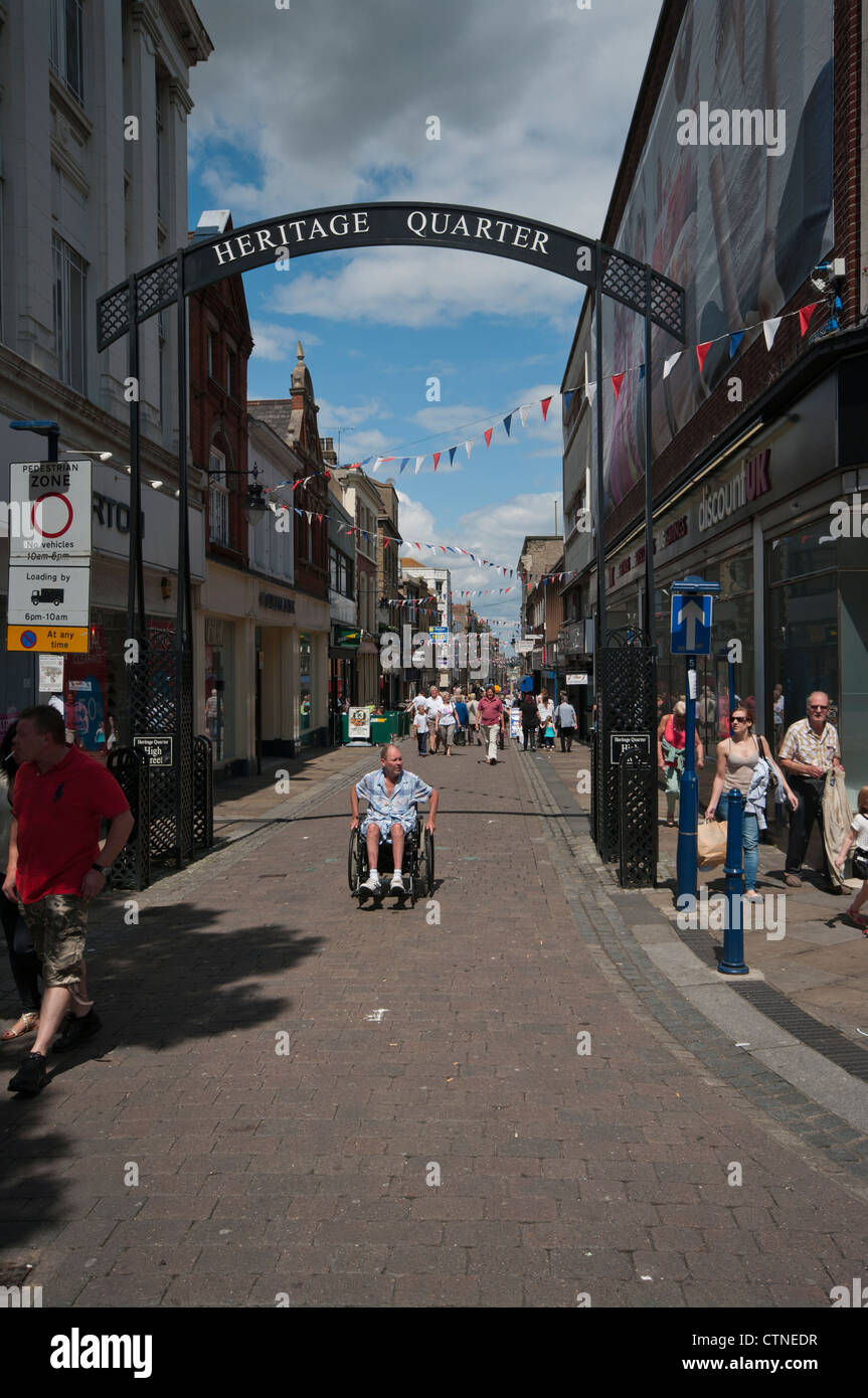 The Heritage Quarter High Street Gravesend Kent UK Stock Photo - Alamy