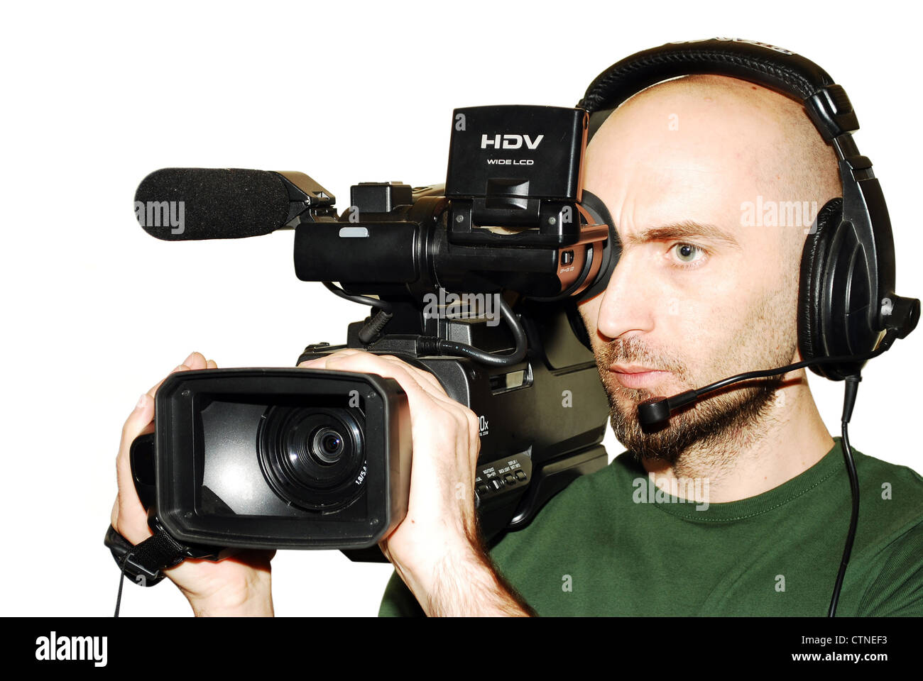 Tv action cameraman hi-res stock photography and images - Alamy