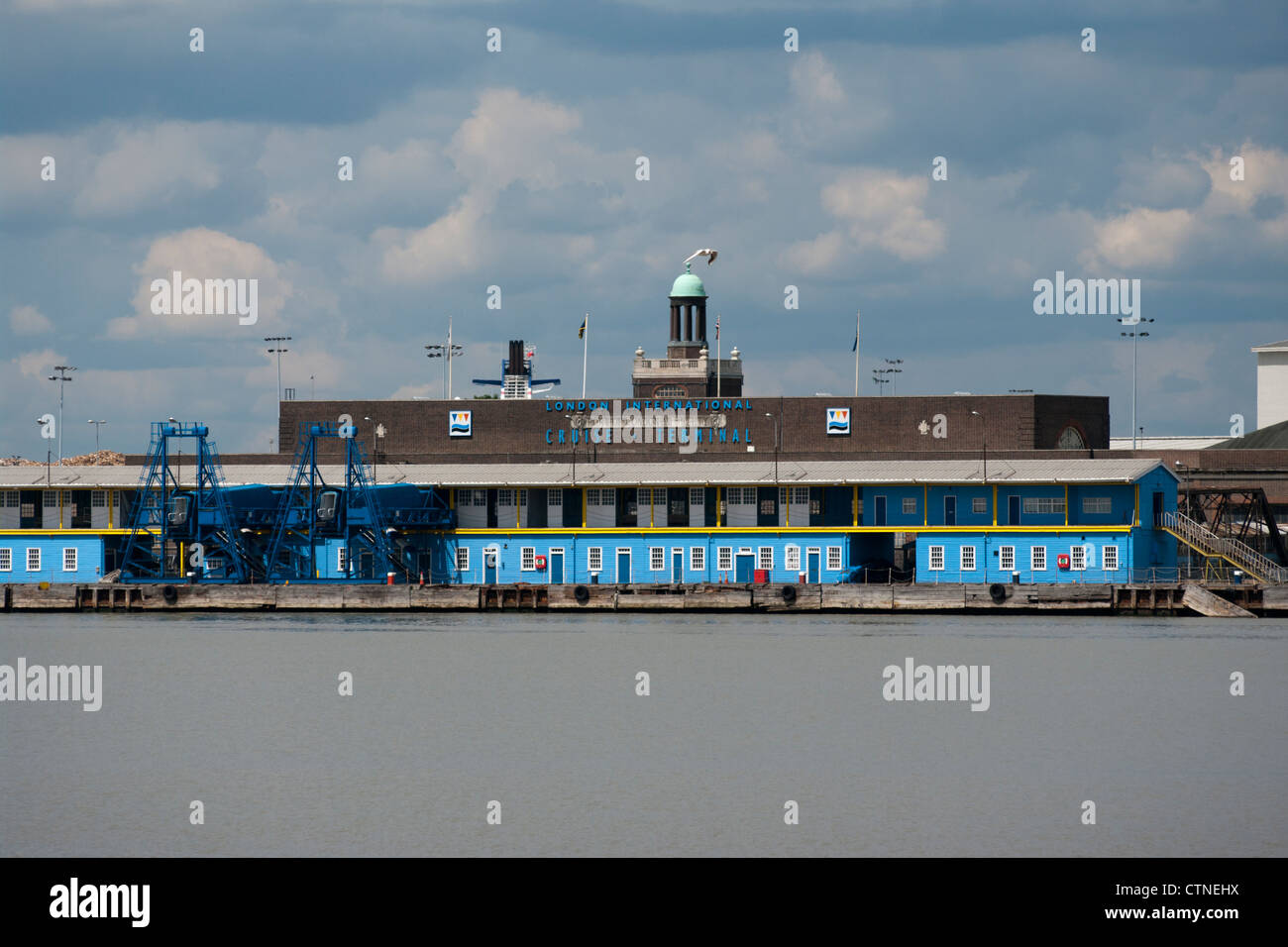 London International Cruise Terminal On The River Thames Tilbury Essex ...