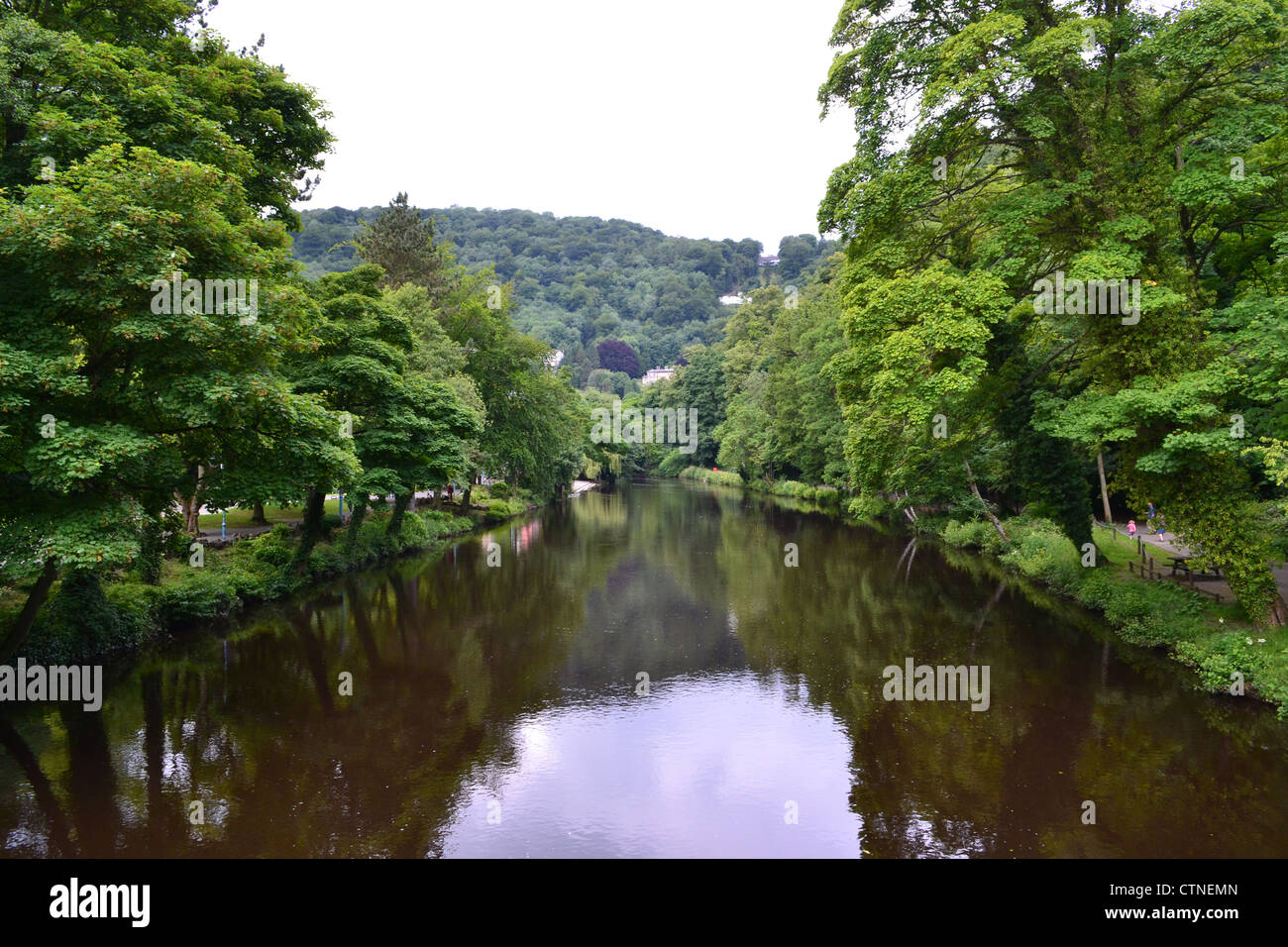 Dark River Stretch Stock Photo - Alamy