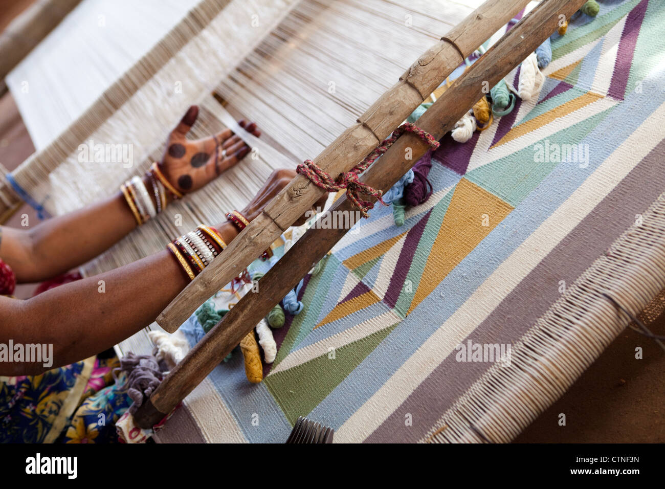 Rug weaving india hi-res stock photography and images - Alamy