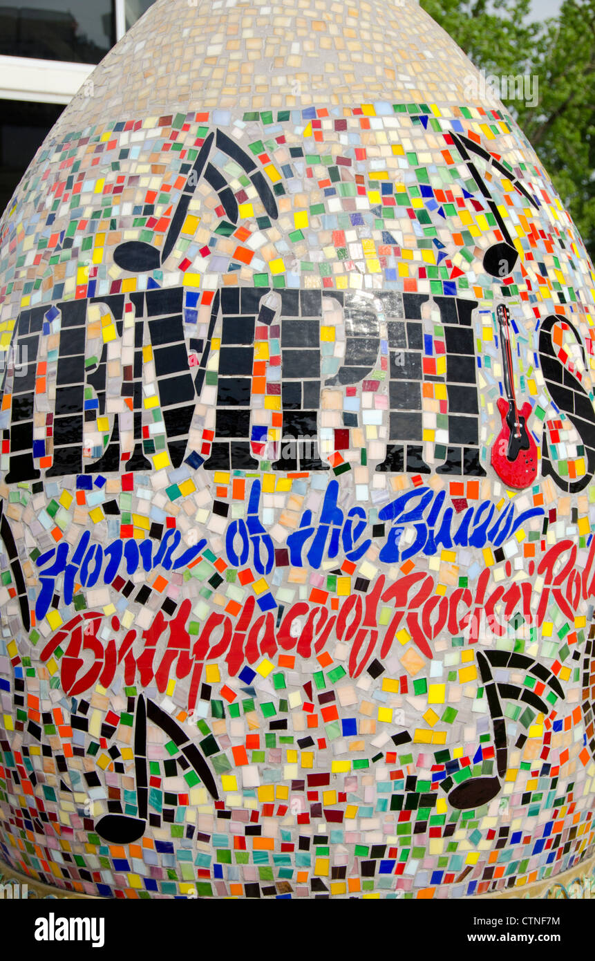 Tennessee, Memphis. B.B. King & Elvis Presley Welcome Center, large ...