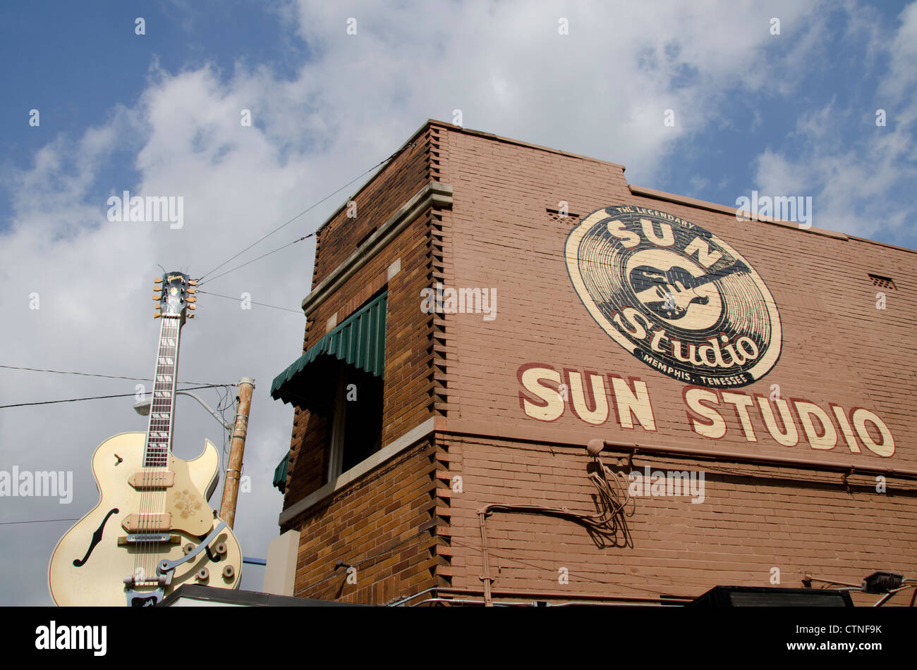 Tennessee, Memphis. Sun Studio, legendary recording studio Stock Photo ...