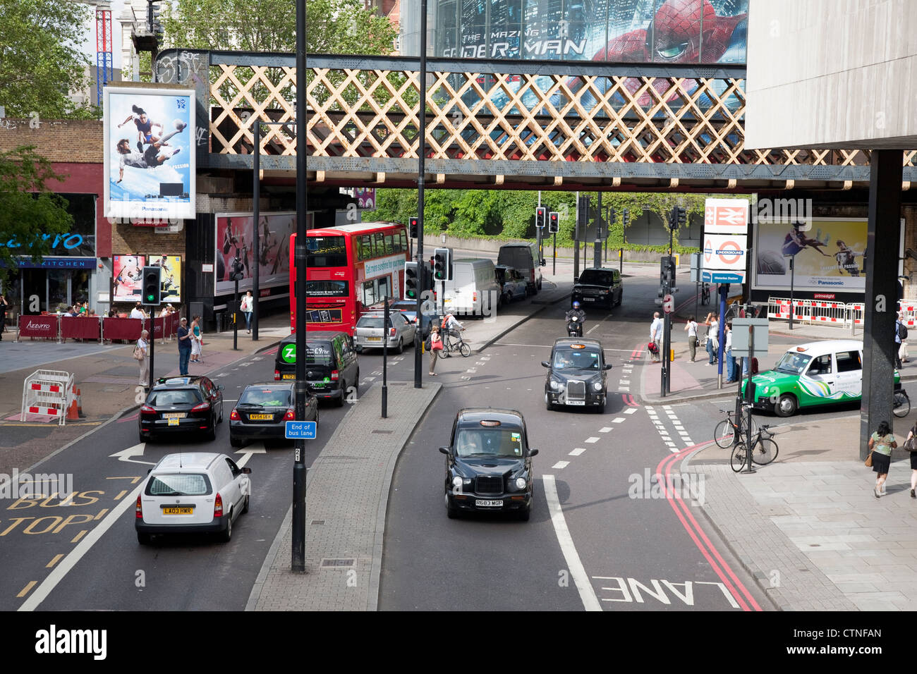 London Walk outside Waterloo Station, London, England, UK Stock Photo ...