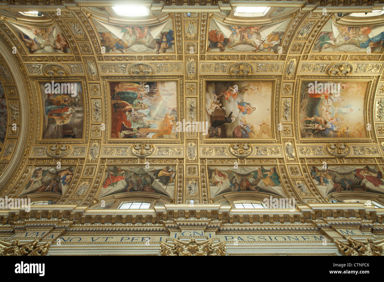 Apse of the Basilica Sant'Andrea della Valle, Rome, Italy Stock Photo ...