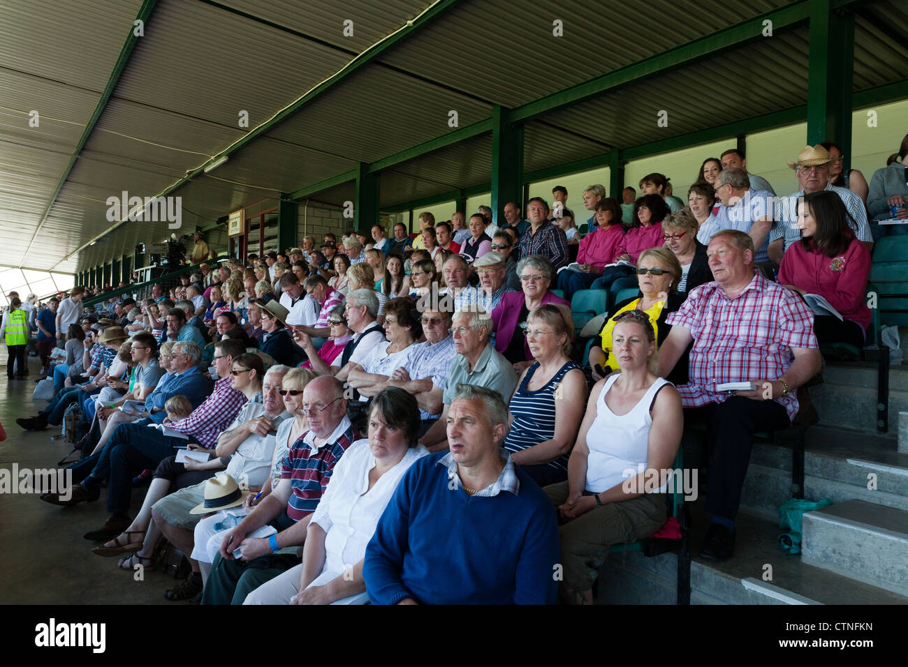 Crowd watching royal welsh show hi-res stock photography and images - Alamy