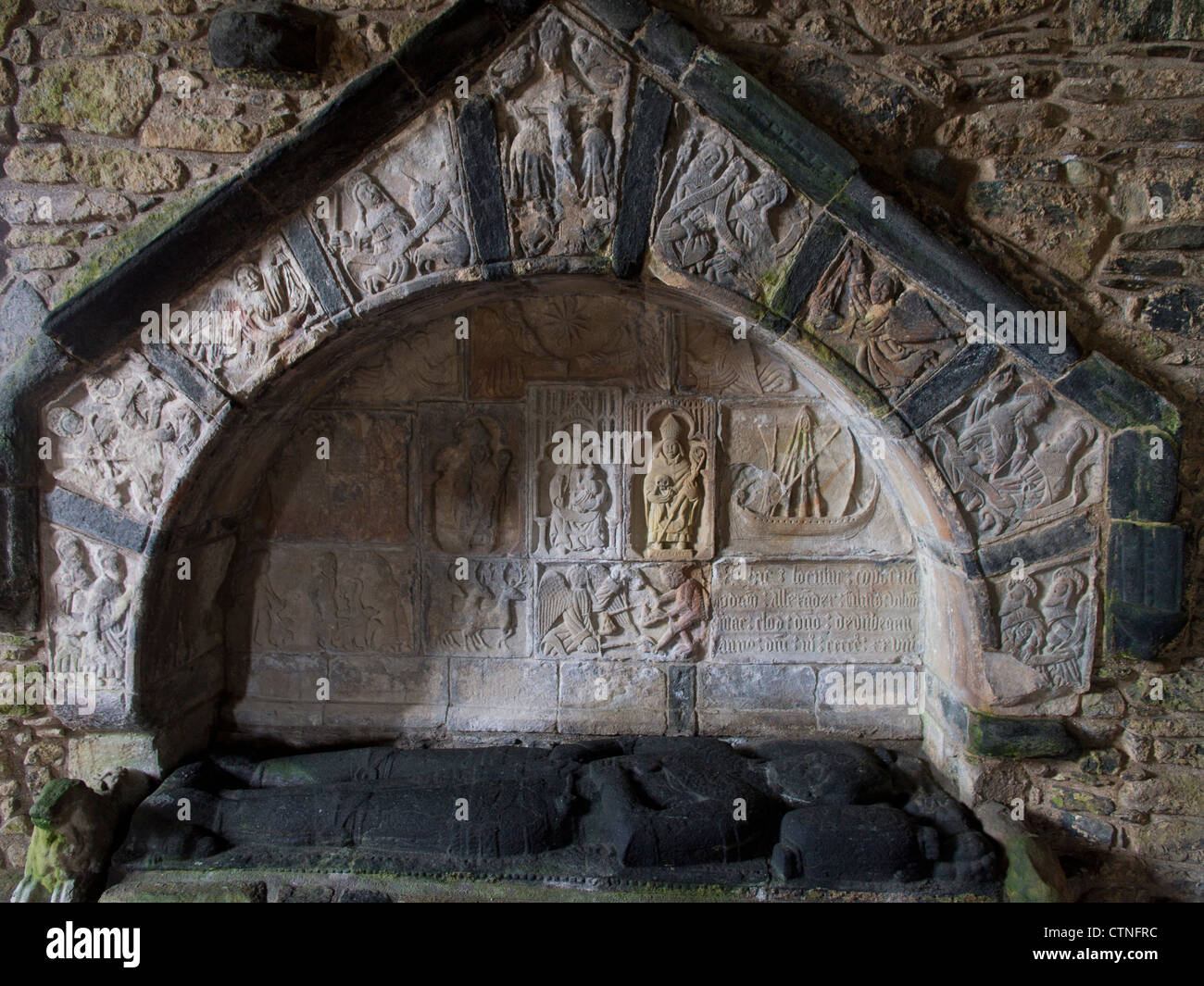 St Clement's Church, Rodel, Harris, Scotland Stock Photo - Alamy