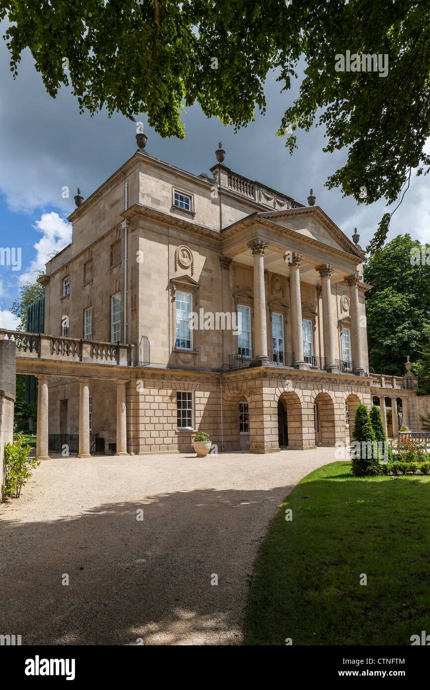 Front of Holburne Museum in the City of Bath. It is a small museum ...