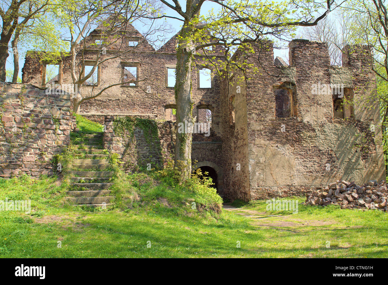 Swiny Castle Lower Silesia Poland Schweinburg Nieder Schlesien Polen ...