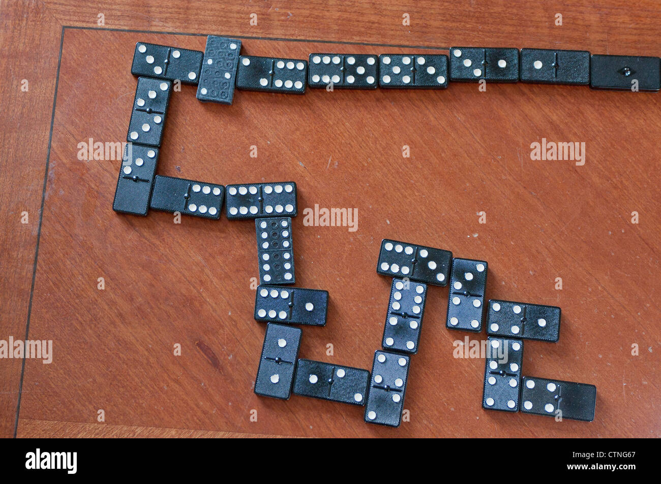 Dominoes layout hi-res stock photography and images - Alamy