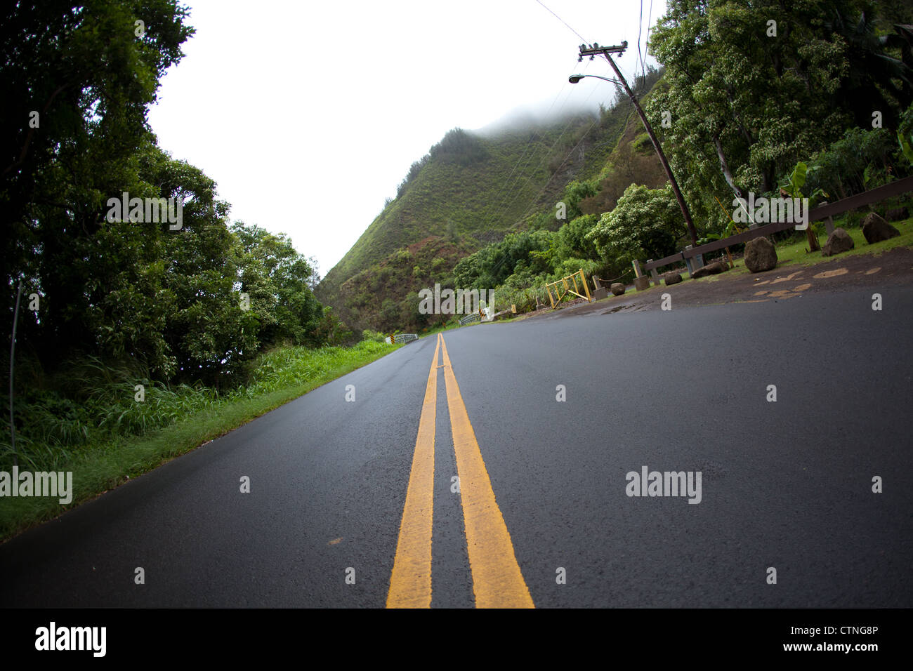 Scenic road hawaii hi-res stock photography and images - Alamy