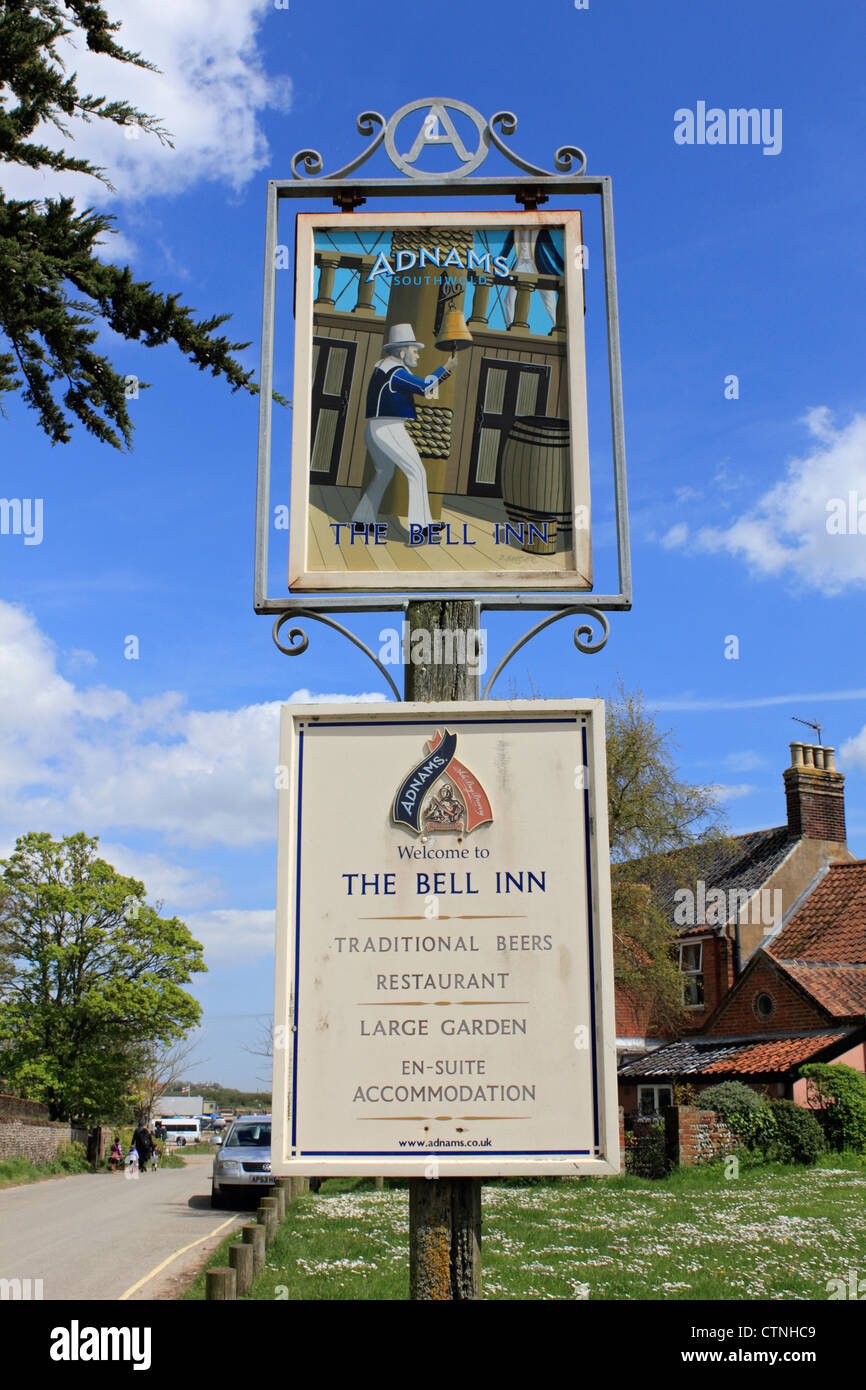 Walberswick village sign hi-res stock photography and images - Alamy