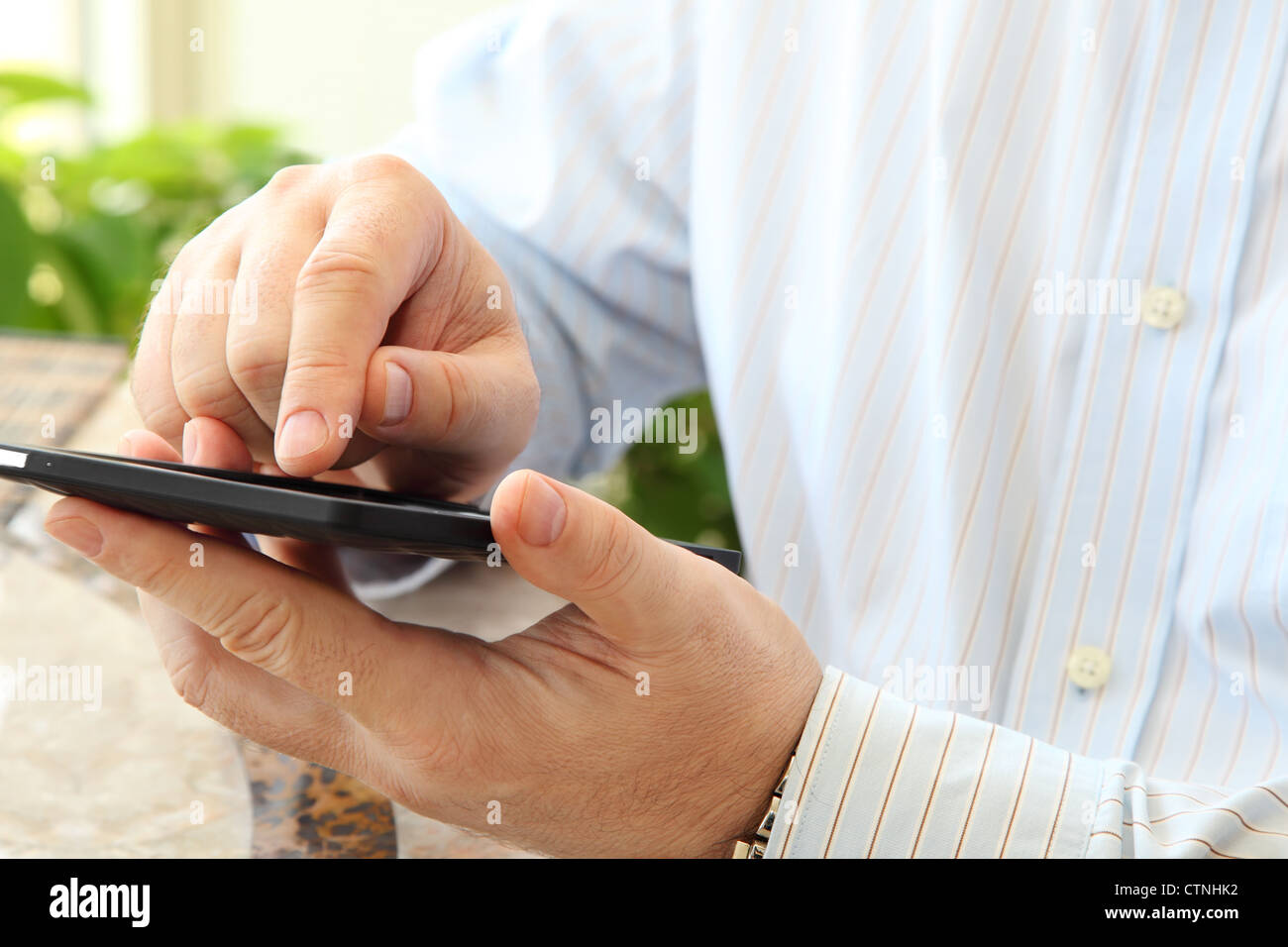 Man Calling by Phone Stock Photo - Alamy