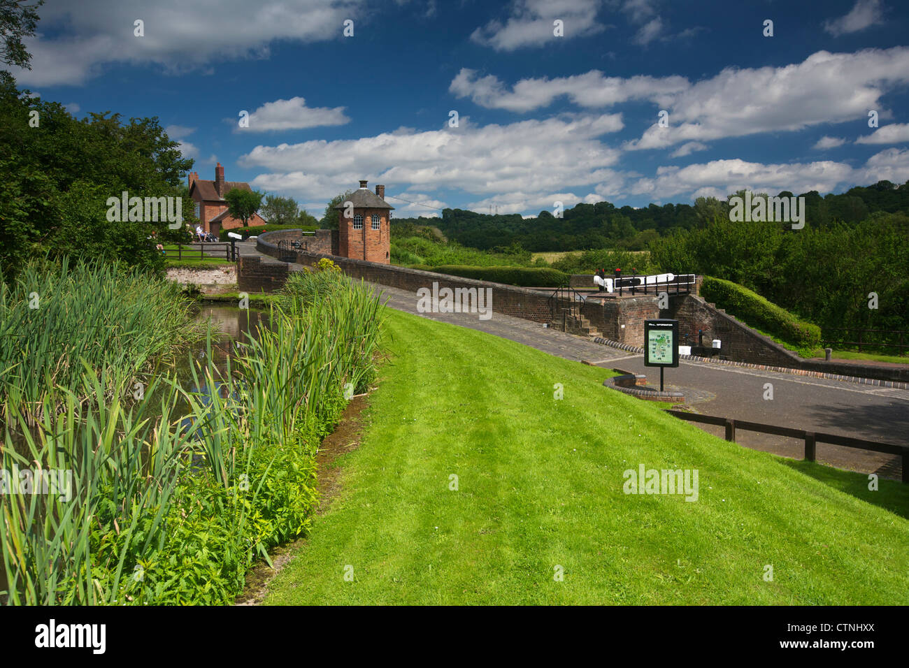 Bratch Locks Toll House Wombourne South Staffordshire England UK Stock ...