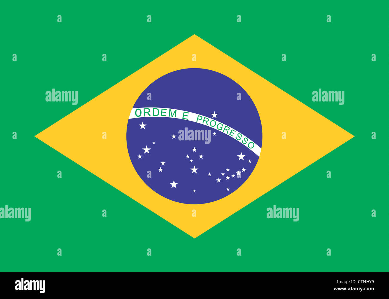 An image of the national flag of Brazil Stock Photo - Alamy