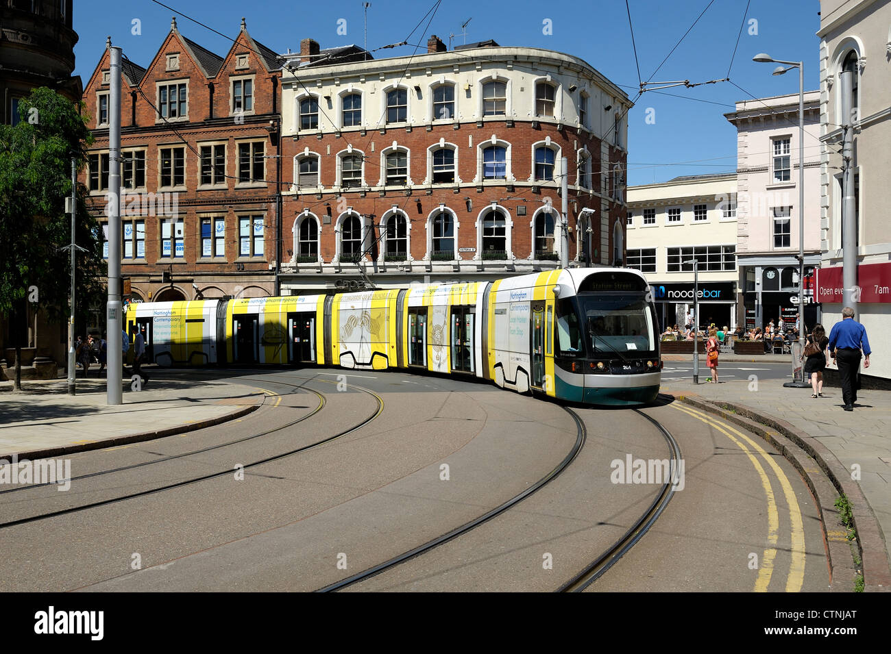 Nottingham express tram hi-res stock photography and images - Alamy