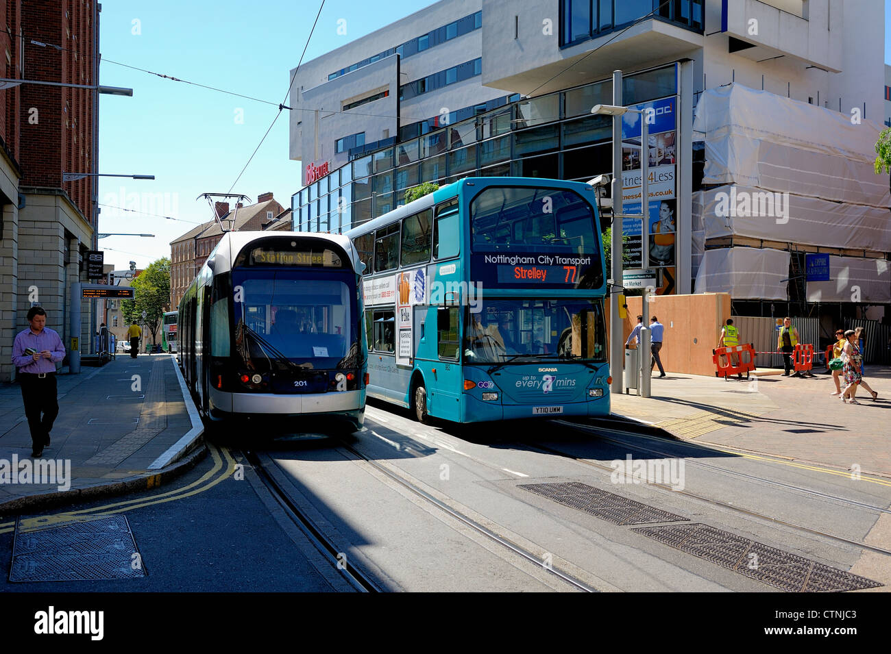 Nottingham city transport bus hi-res stock photography and images - Alamy