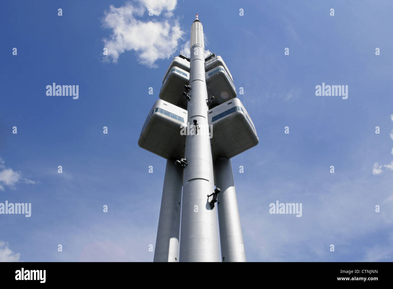 Prague TV tower, Czech Republic Stock Photo - Alamy