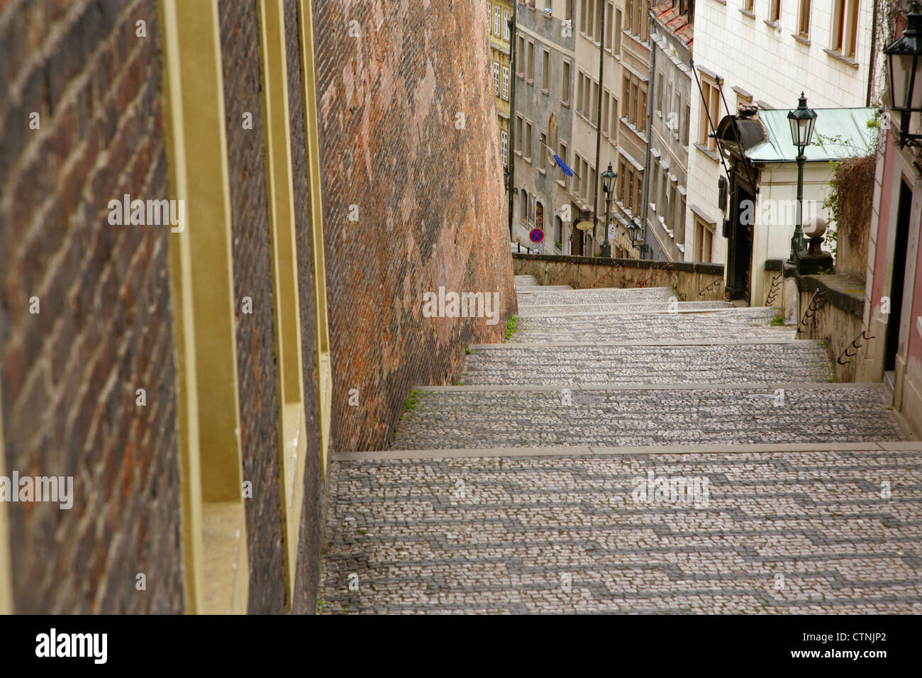 Prague castle steep steps hi-res stock photography and images - Alamy