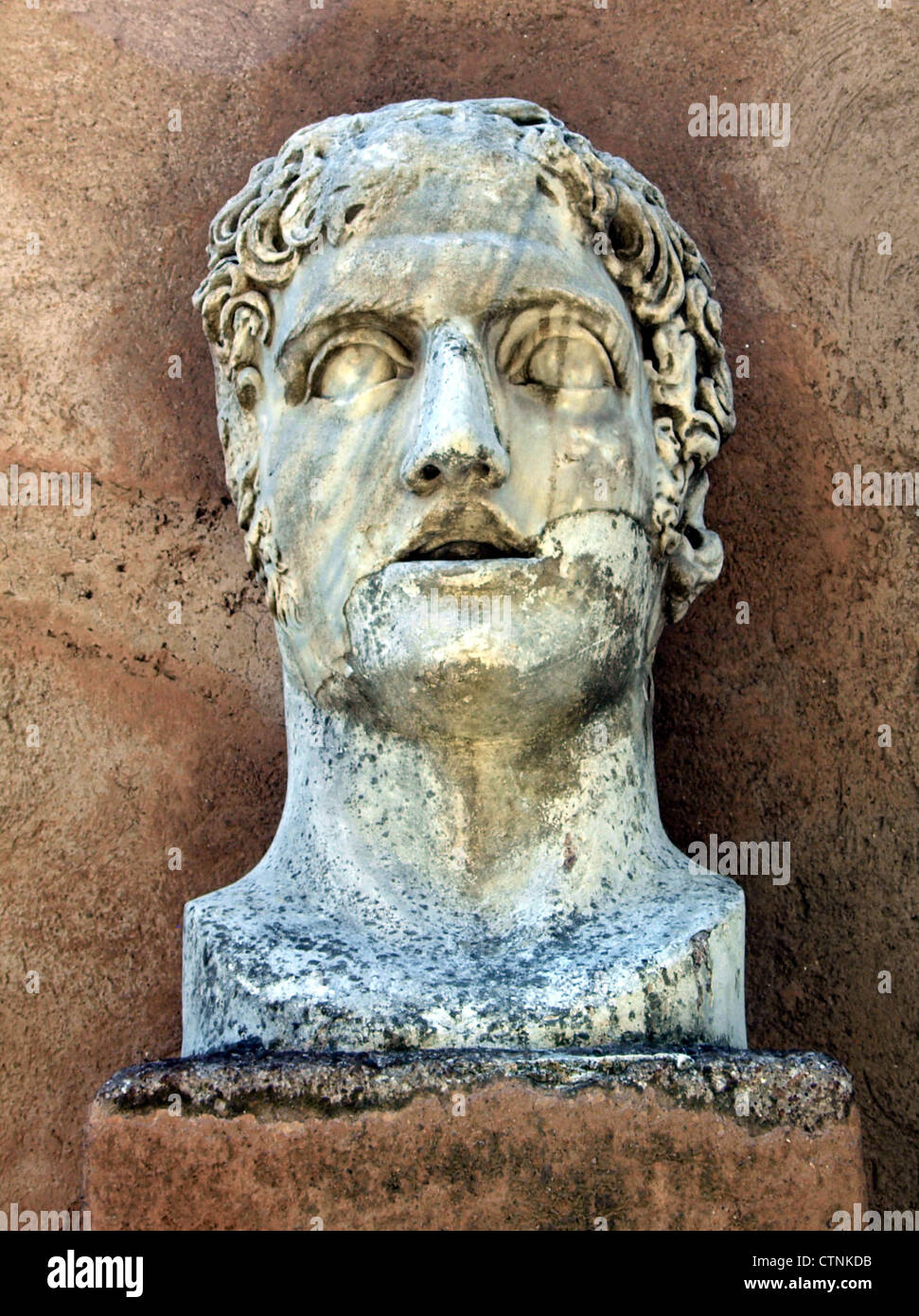 A sculpture at Castel Sant'Angelo in Rome, Italy, showcases the rich ...