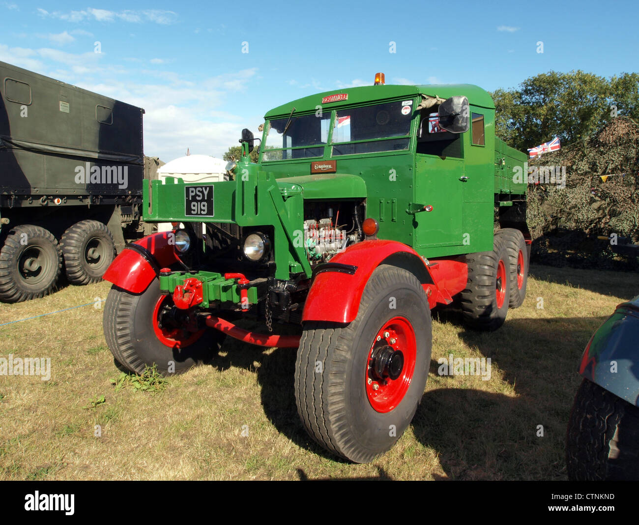The Scammell Explorer is a military transport vehicle known for its ...