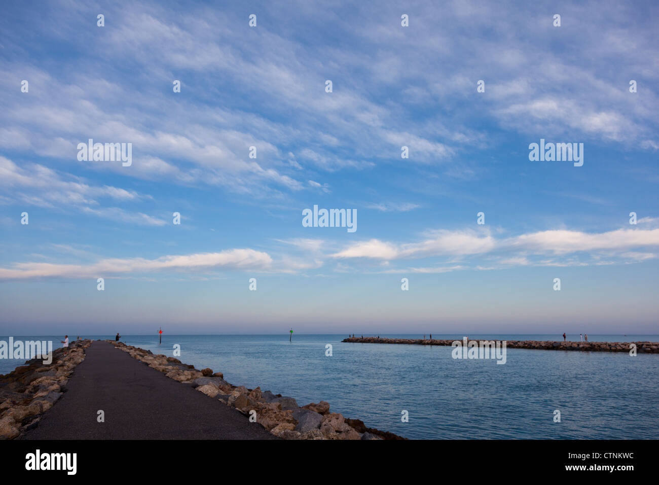Venice Inlet, Florida Stock Photo - Alamy