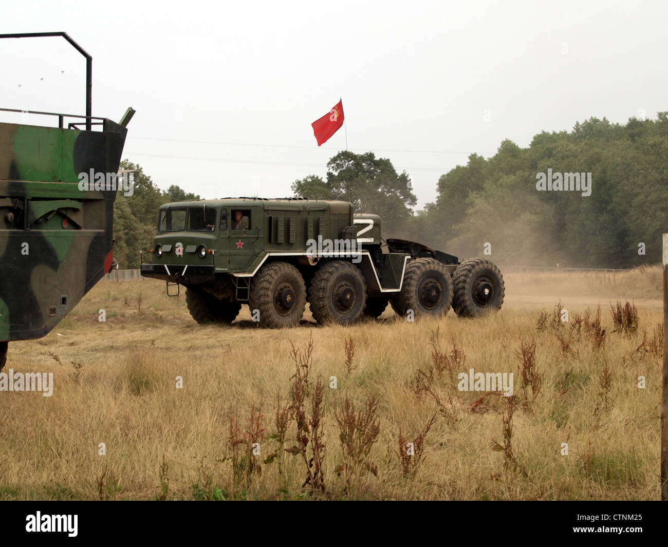 The MAZ 537, a Soviet military transport vehicle from 1959, was used ...