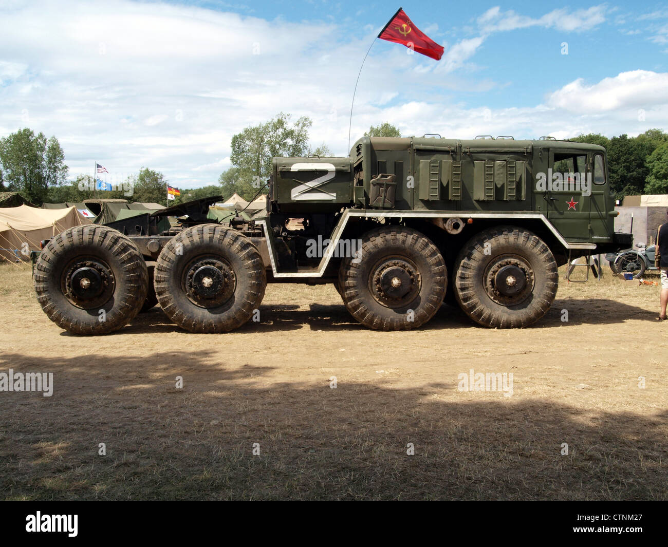 The 1959 MAZ 537 is a Soviet-era military transport vehicle, owned by ...