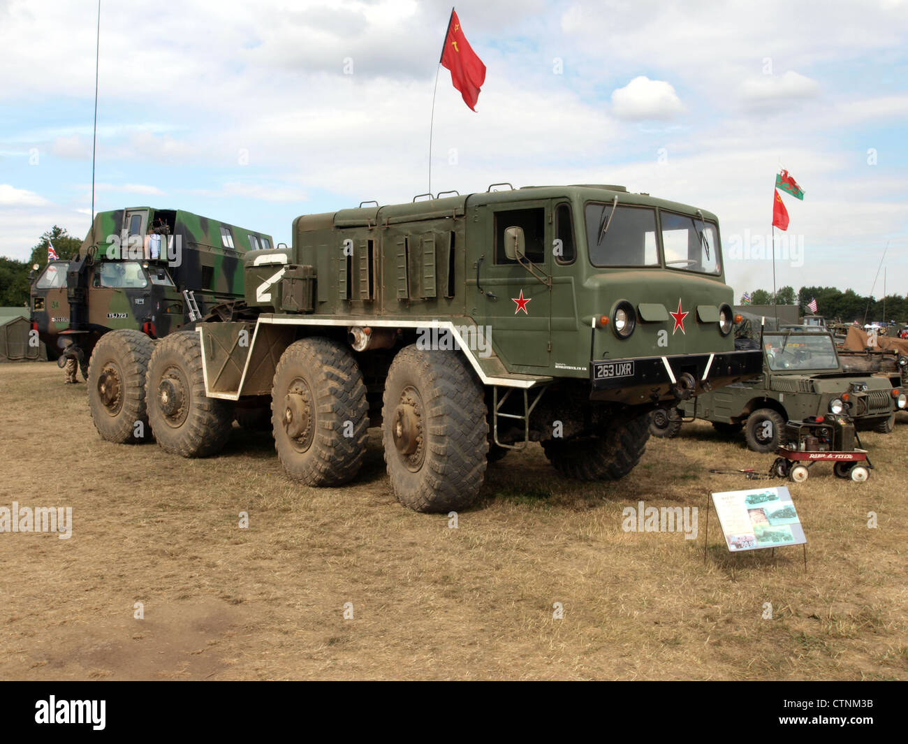 The MAZ 537, a 1959 Soviet military vehicle, was used for transporting ...