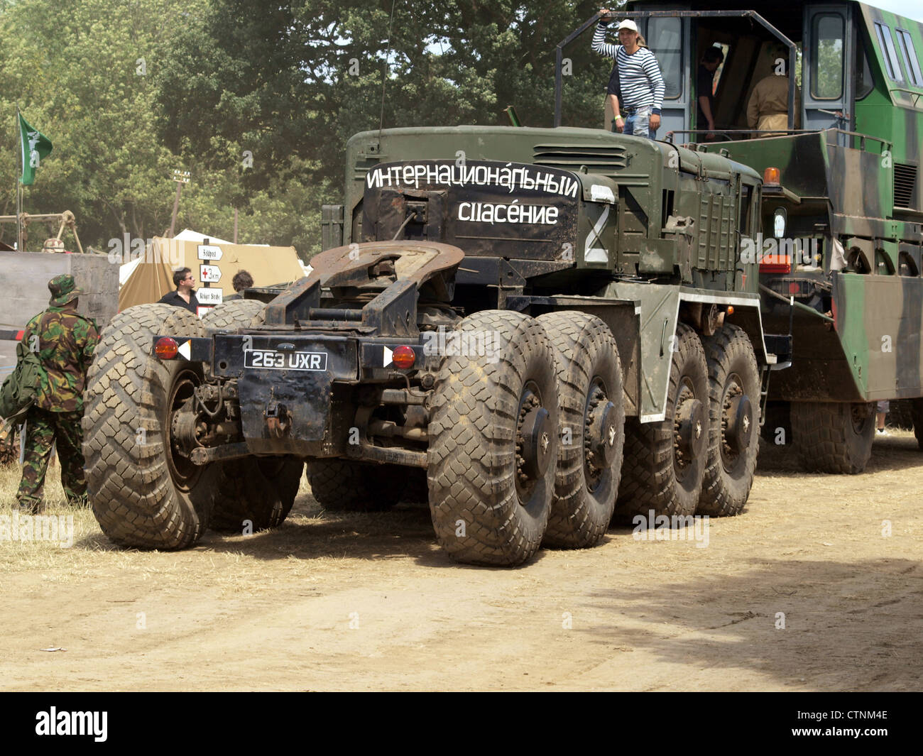 The MAZ 537, a Soviet-era heavy military truck from 1959, is known for ...