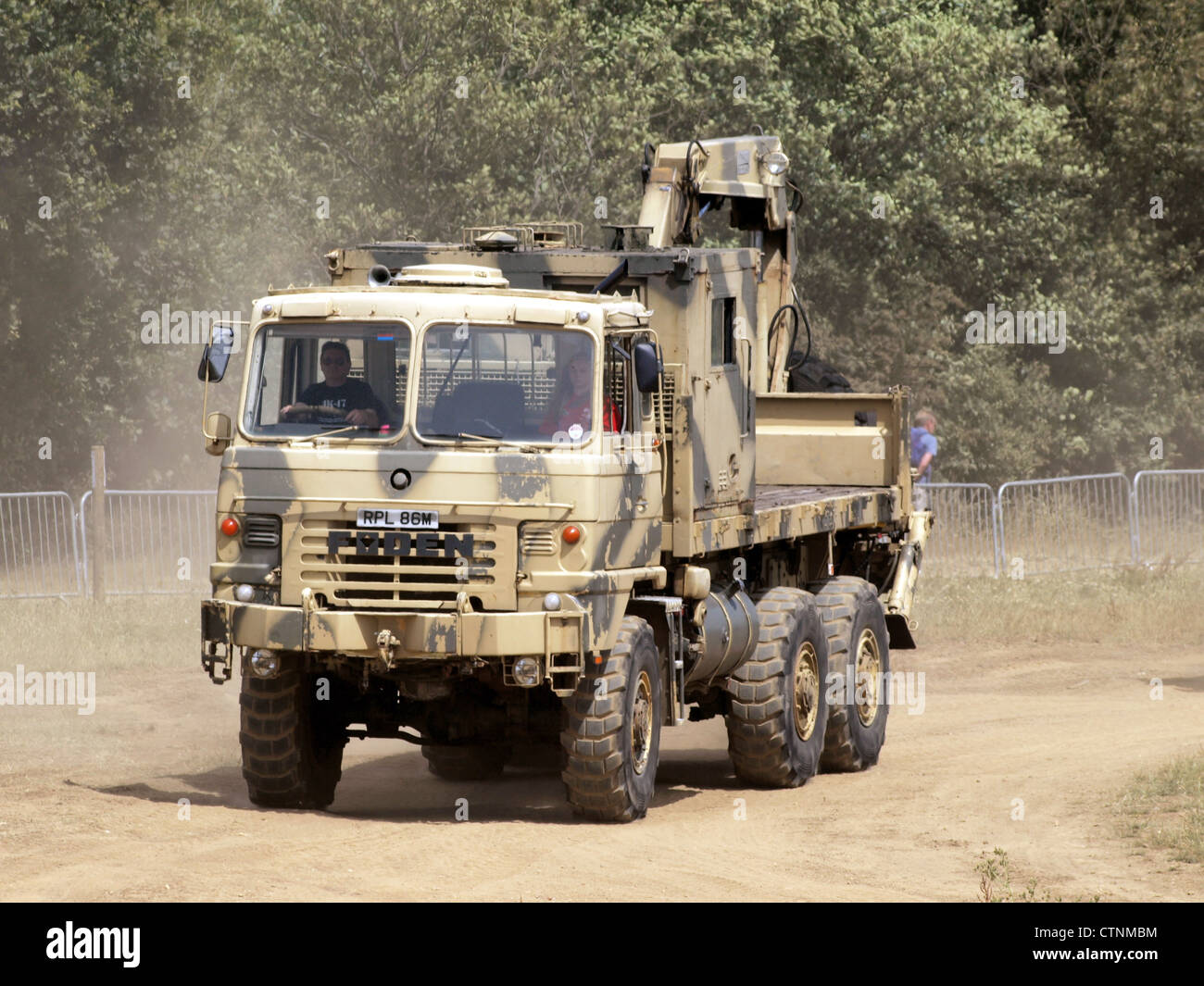 The Foden recovery truck is a military vehicle used for towing and ...