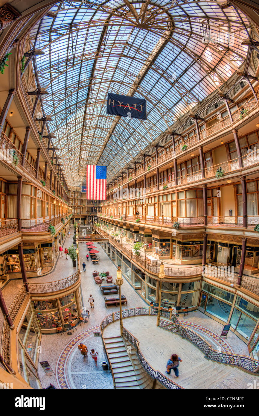 Cleveland historic landmark arcade hi-res stock photography and images ...