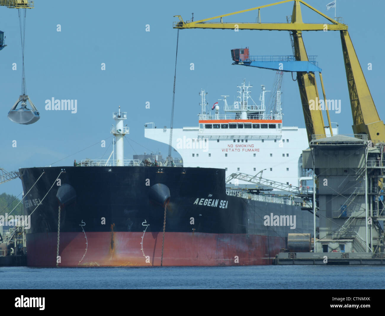 The Aegean Sea, IMO number 9426116, is a bulk carrier known for its ...