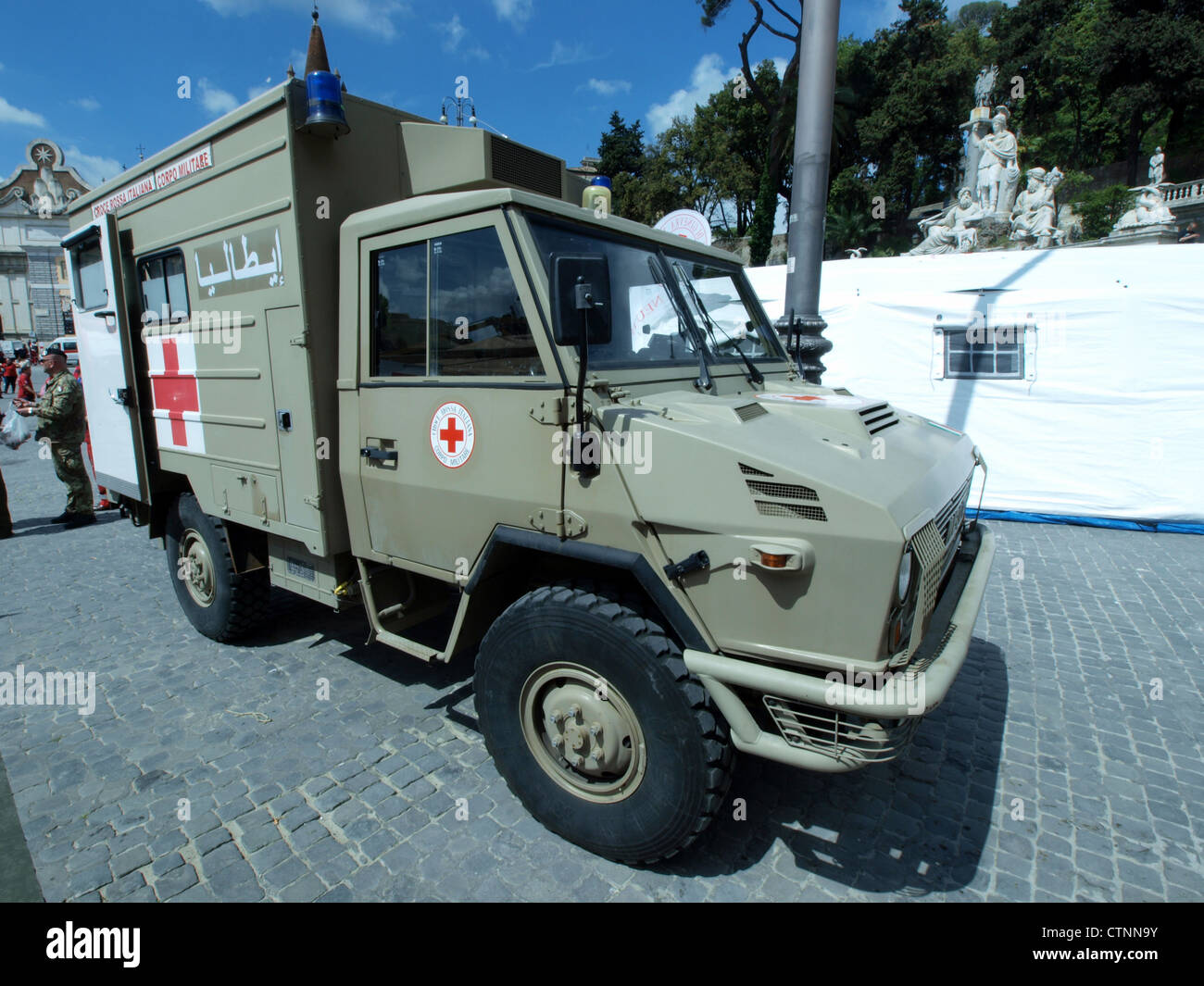 An Iveco 55C18 ambulance, commonly used by emergency medical services ...