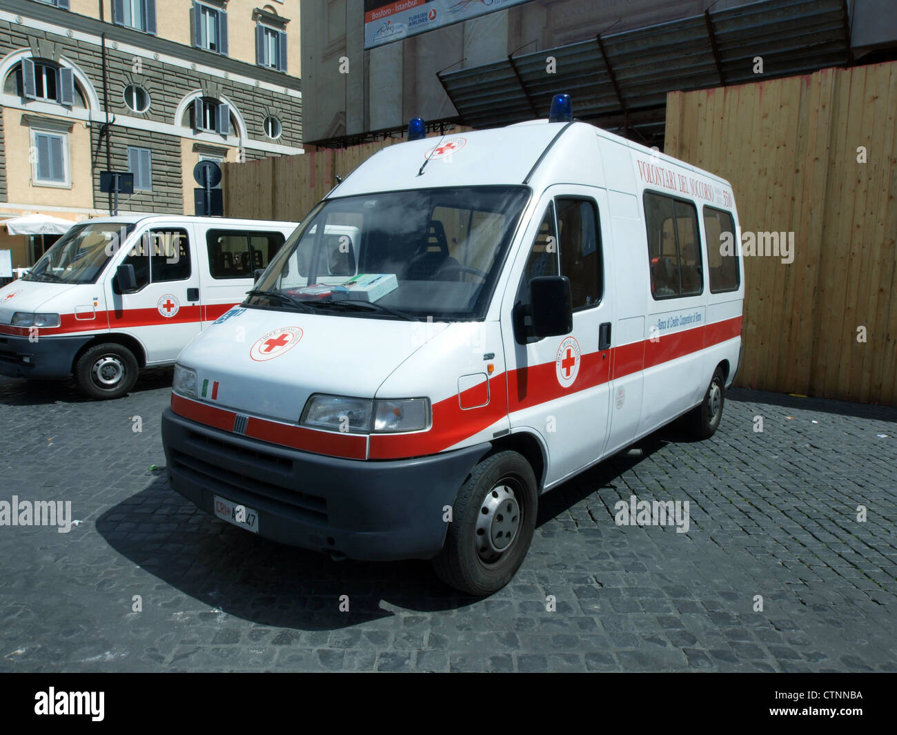 This Fiat ambulance, seen in Rome, showcases the use of compact ...