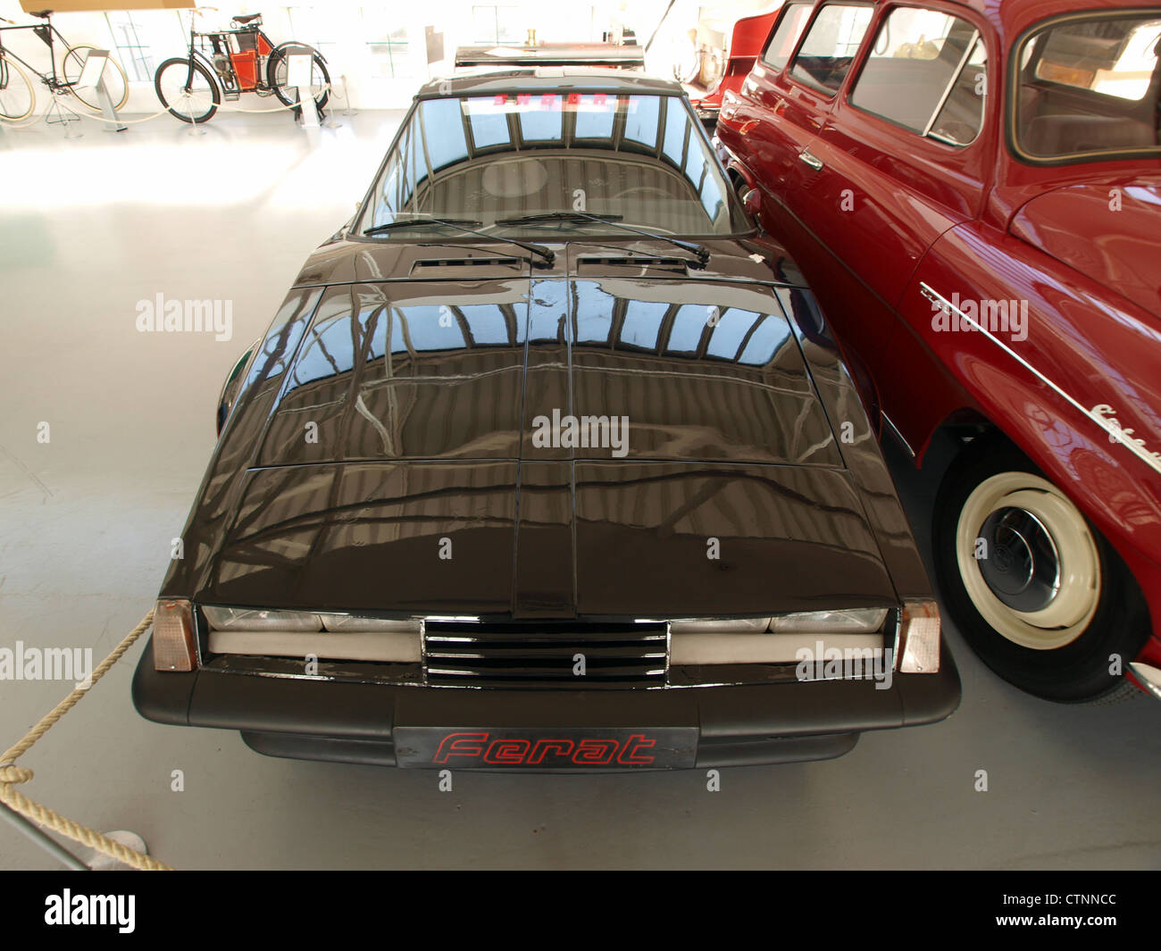 The Skoda 110 Super Sport 'Ferat' Type 724, displayed at the Skoda ...