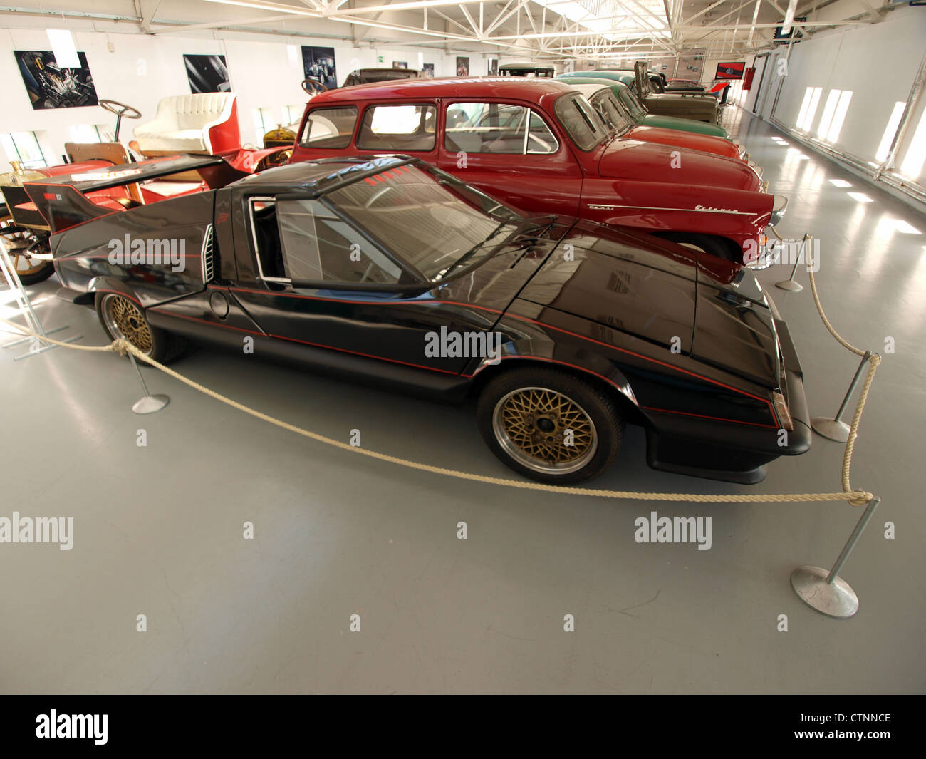 The Skoda 110 Super Sport 'Ferat' Type 724, displayed at the Skoda ...