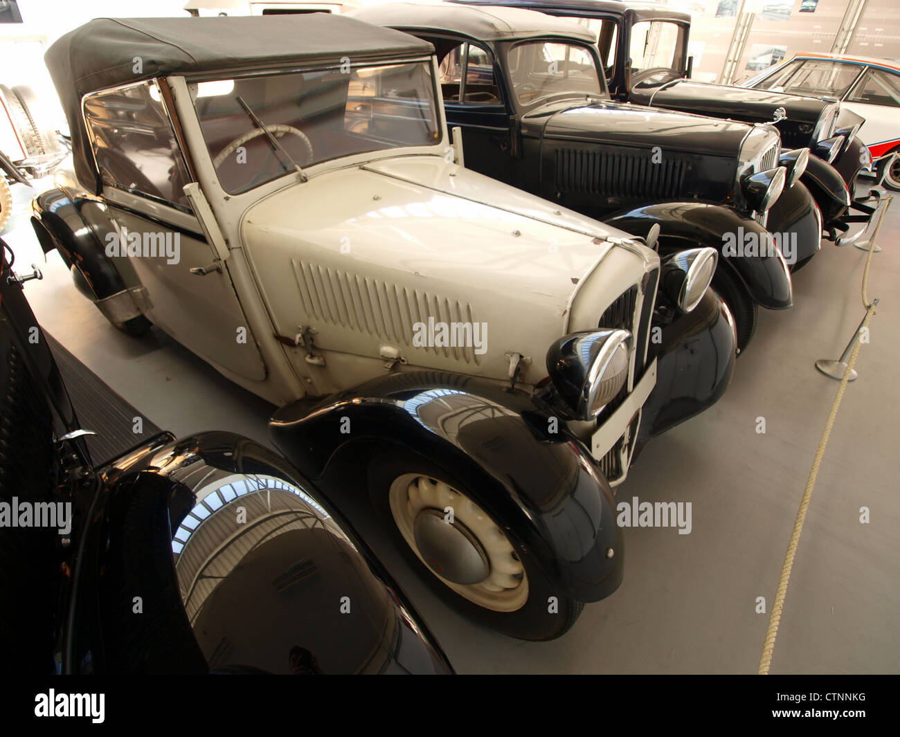 The 1934 Skoda Popular 418, displayed at the Skoda Museum, represents ...