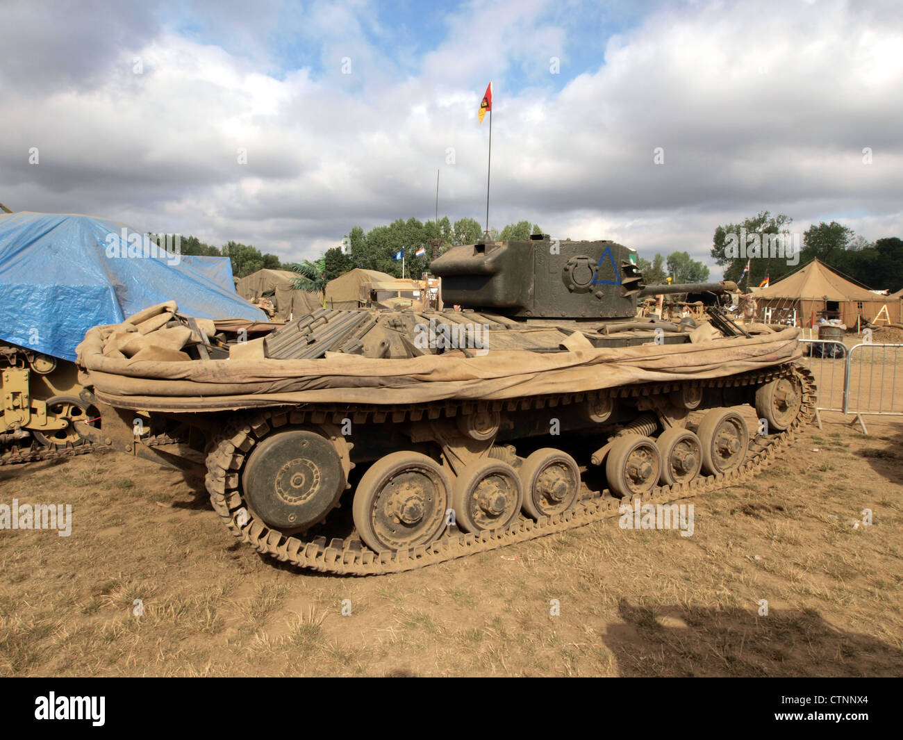 The Valentine Mk IX DD, a 1943 amphibious tank owned by John Pearson ...