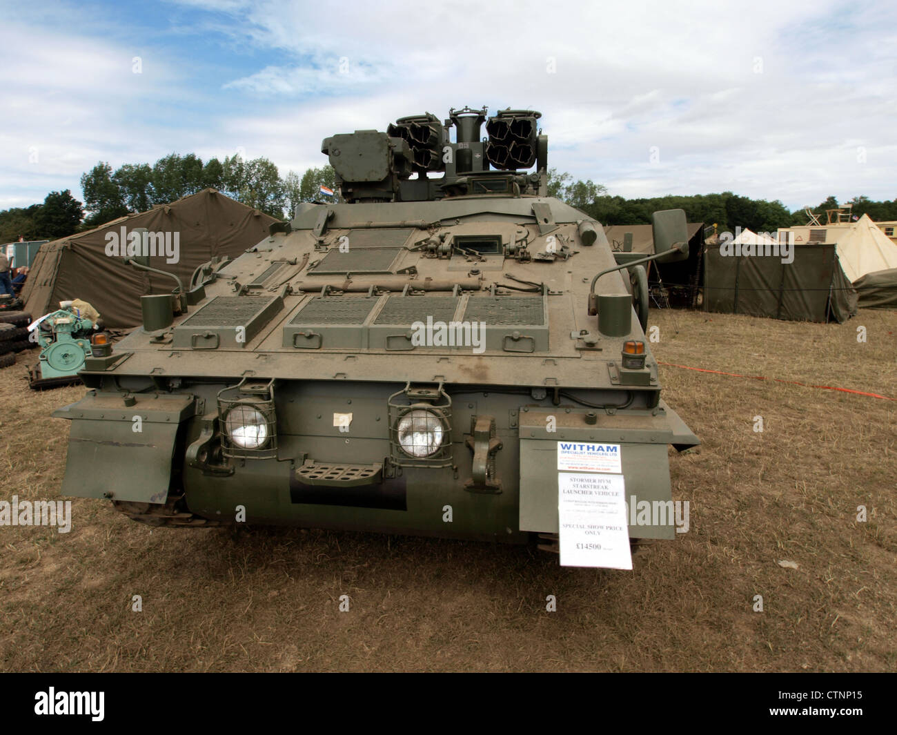 The Stormer HVM (High Velocity Missile) Starstreak launcher is a ...