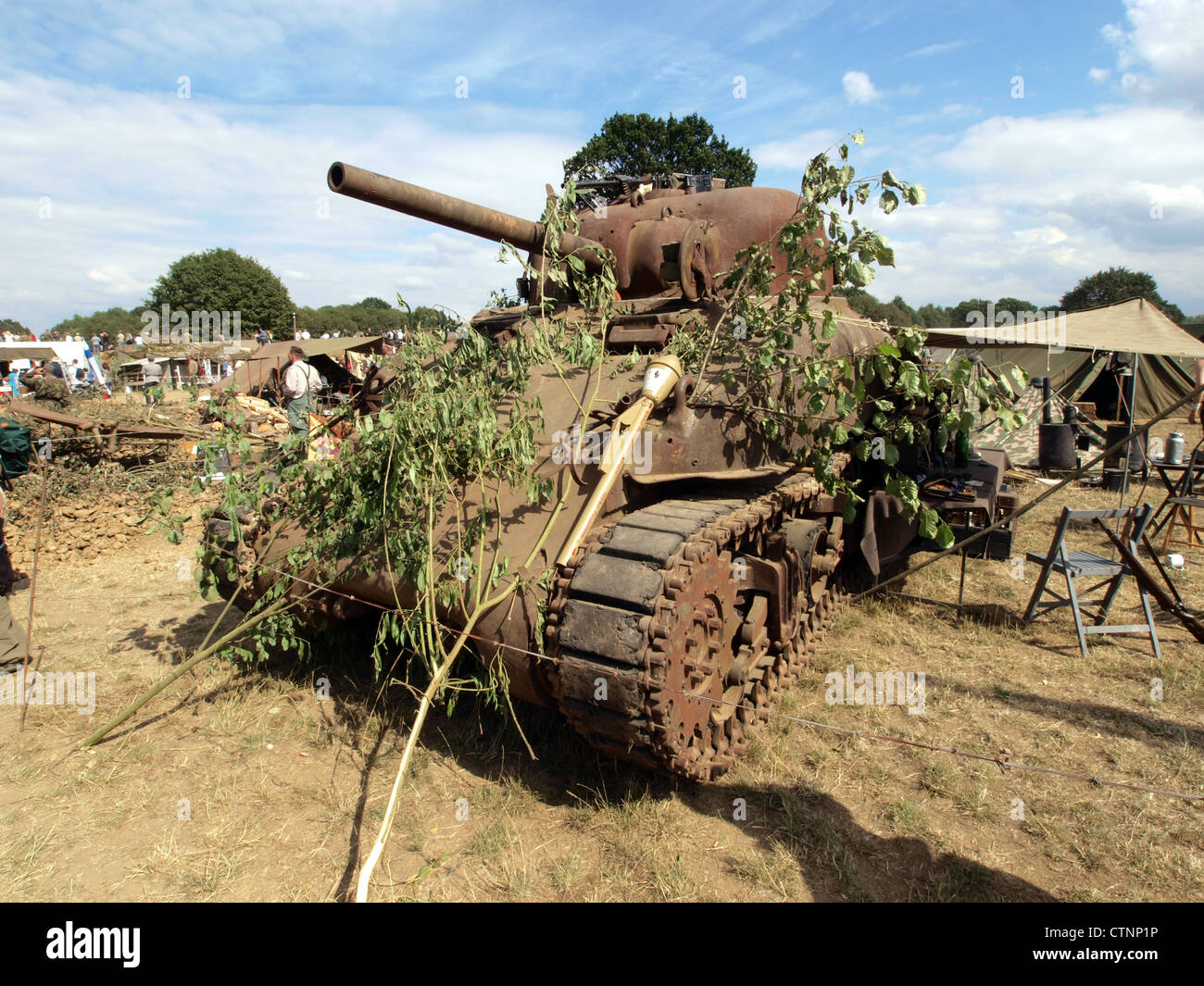 Restored Sherman Tank High Resolution Stock Photography and Images - Alamy