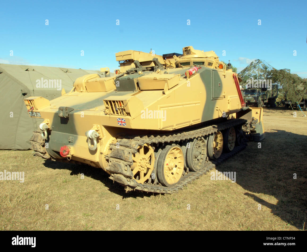 The Royal Ordnance FV180 CET (Combat Engineer Tractor), built in 1978 ...