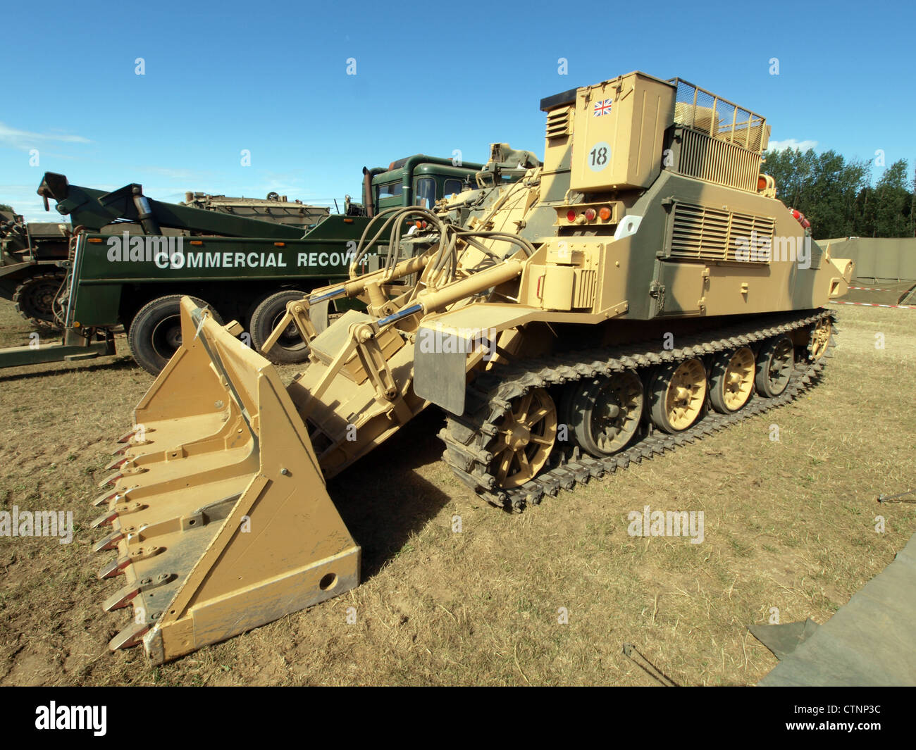 The FV180 CET (Combat Engineer Tractor) is a British military vehicle ...
