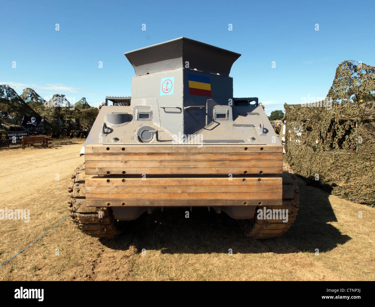 The T-15187 Sherman BARV (Bulldozer Armored Recovery Vehicle) is a ...