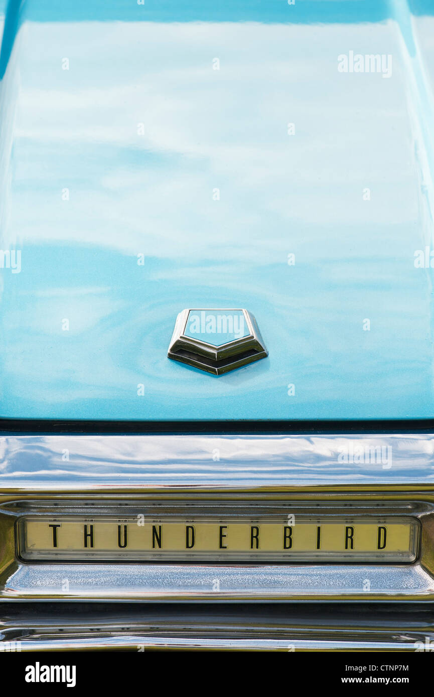 Ford Thunderbird front end. Classic American T bird Stock Photo - Alamy